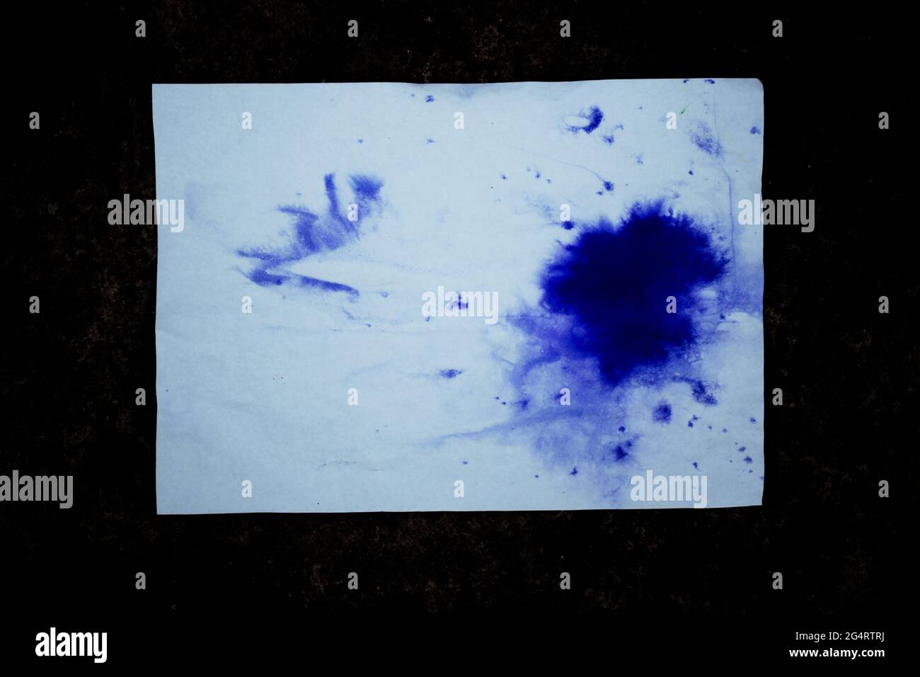 Black ink splatter paper hi-res stock photography and images - Alamy