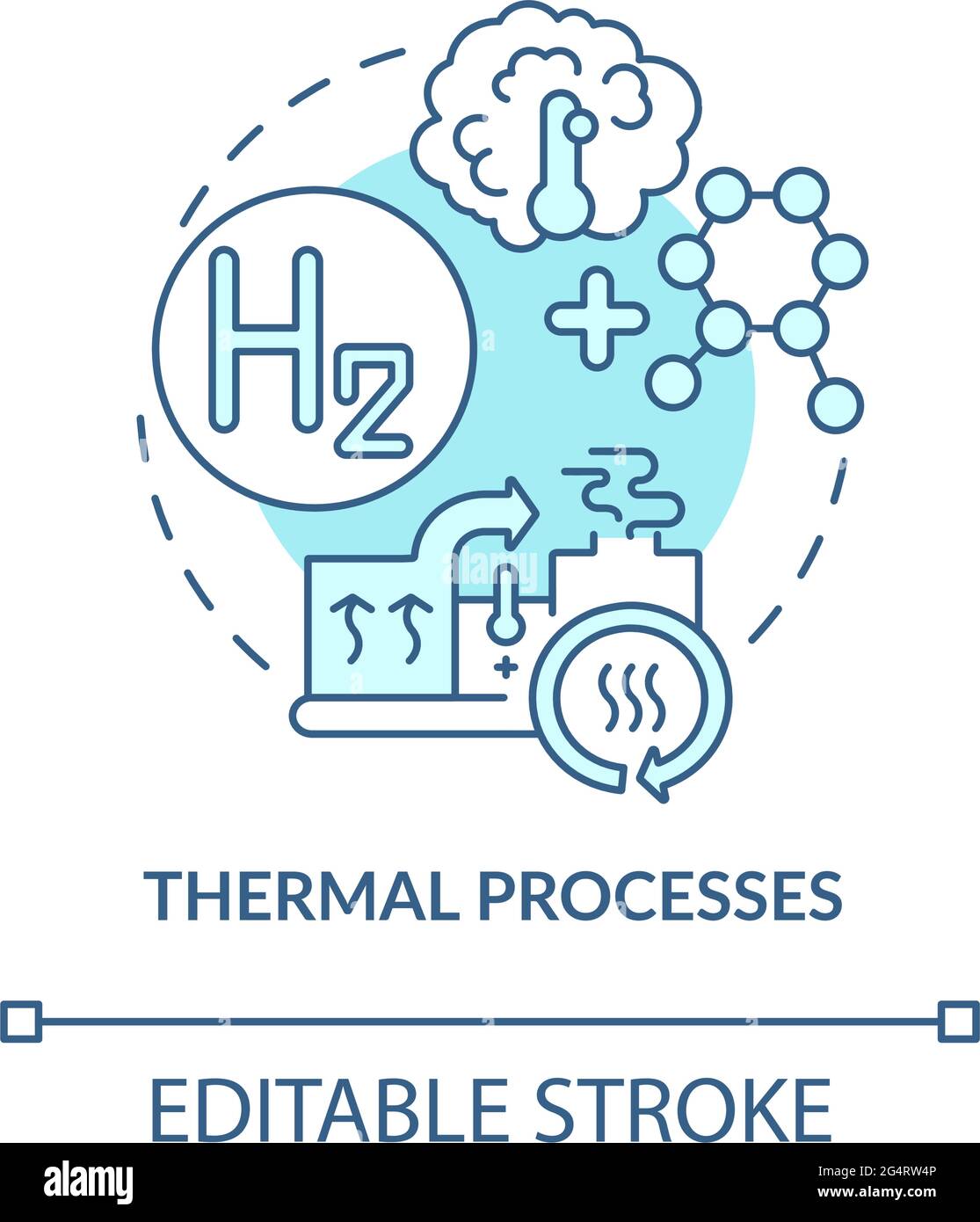 Thermal processes concept icon Stock Vector Image & Art - Alamy
