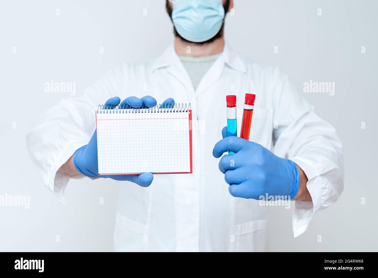 Scientist Presenting New Research, Chemist Planning Advance Procedures ...
