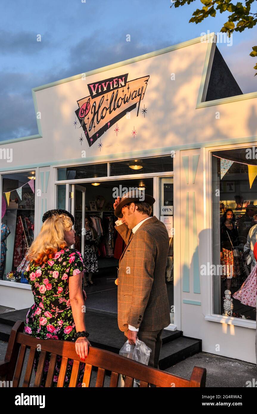 Re-creation of a Vivien of Holloway fashion store at the Goodwood ...