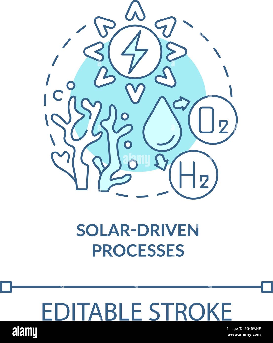 Solar cell circle Stock Vector Images - Alamy