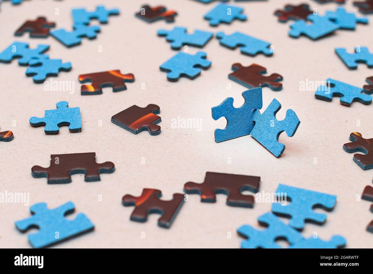 Mixed Peaces of a Colorful Jigsaw Puzzle - Strategy and Solving Problem ...