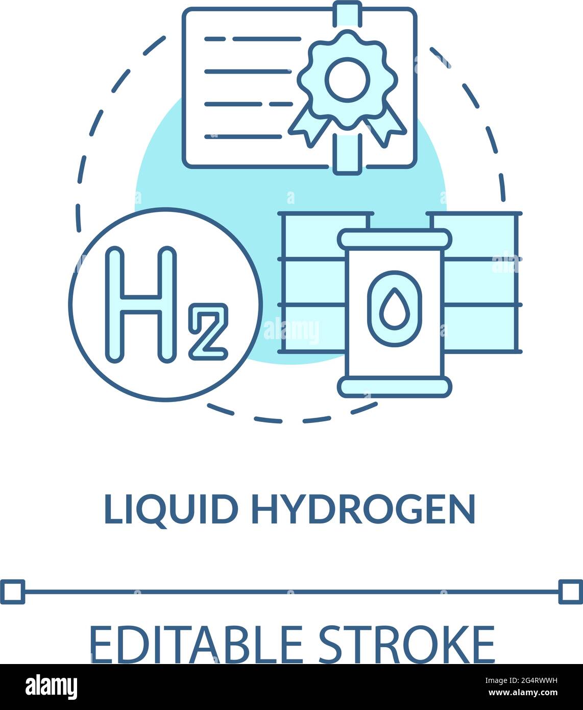 Hydrogen storage Stock Vector Images - Alamy