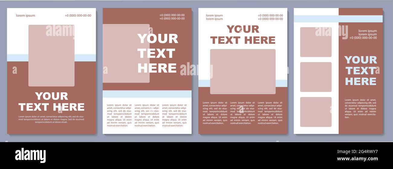 Promotional offers brochure template Stock Vector Image & Art - Alamy