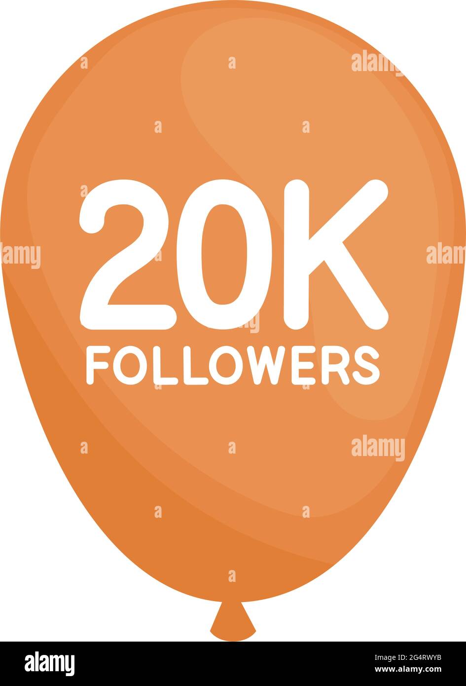 20k followers Stock Vector Images - Alamy