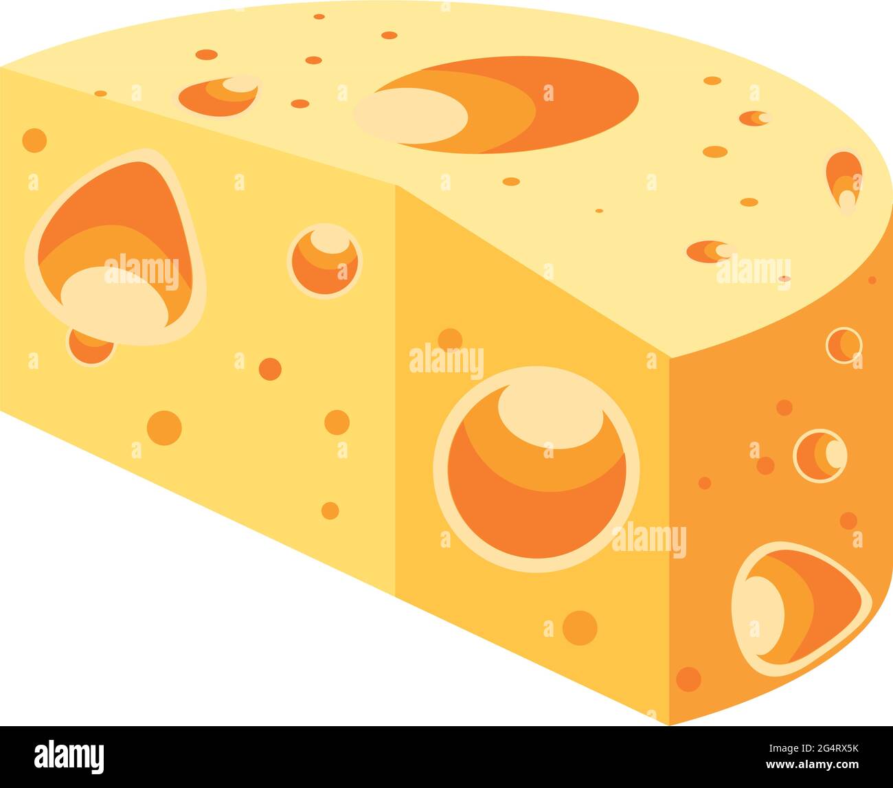 Cheese half Stock Vector Images - Alamy