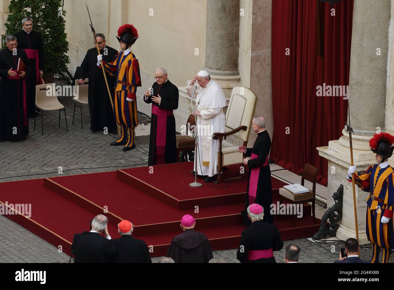 June 23, 2021 - Vatican City (Holy See) POPE FRANCIS during his weekly ...