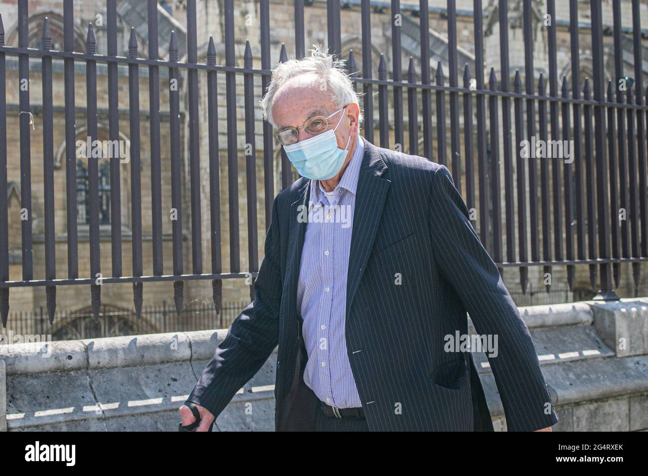 WESTMINSTER LONDON 23 June 2021. Peter Bone, Conservative MP for ...