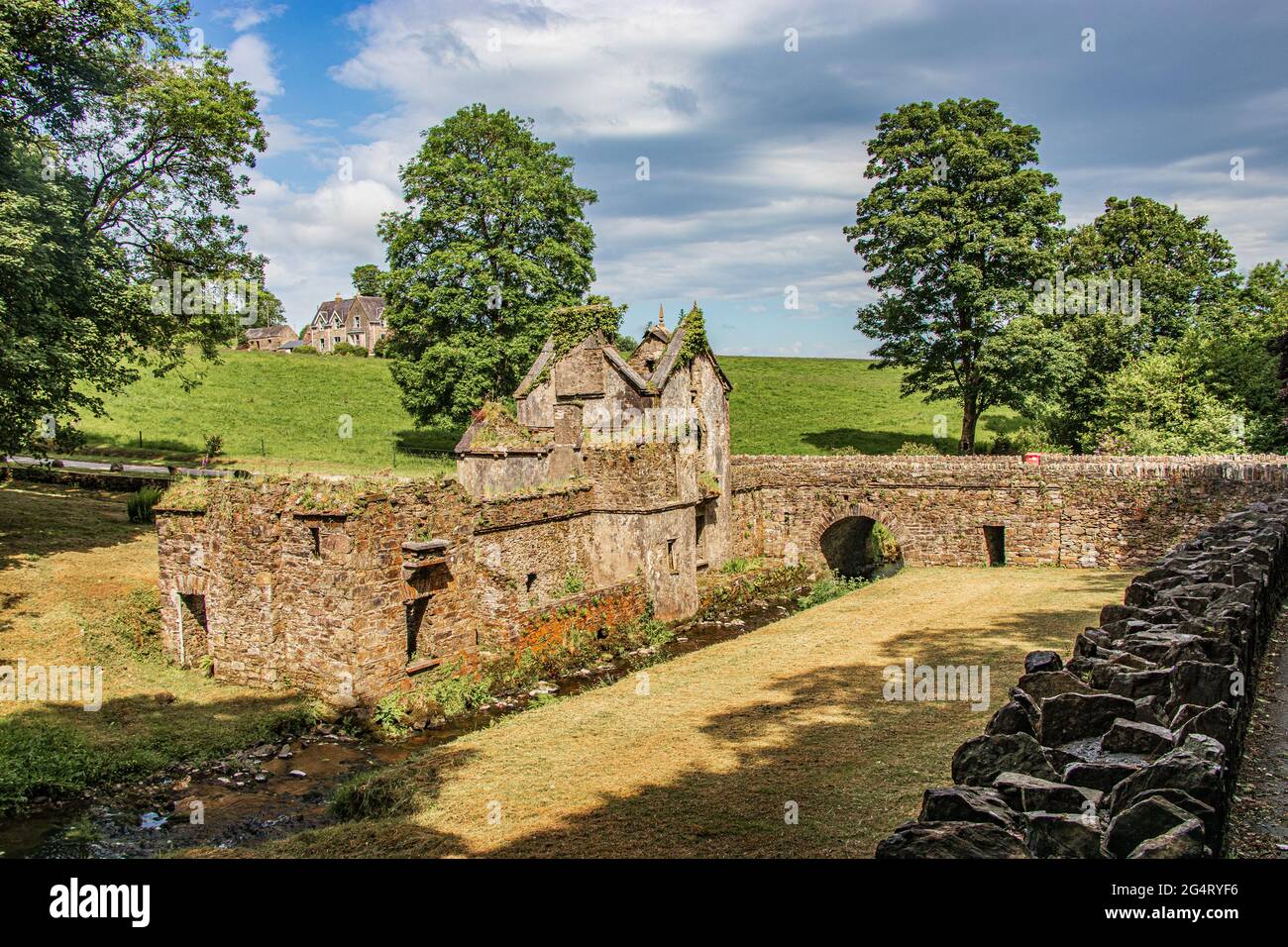 Bellmount House Gate Lodge Stock Photo - Alamy