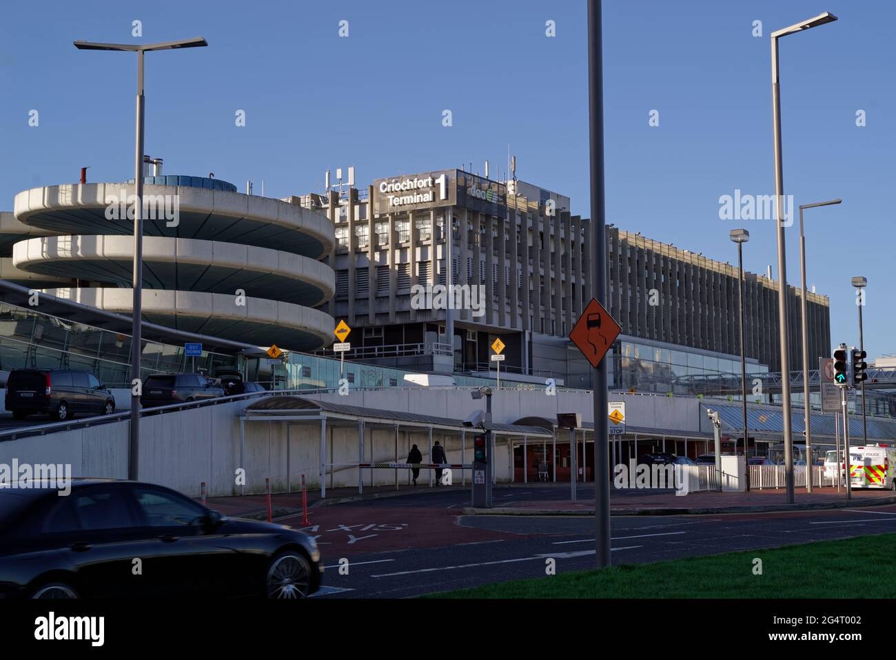 DUBLIN, IRELAND - Jan 15, 2020: Terminal 1 building at Dublin Airport ...