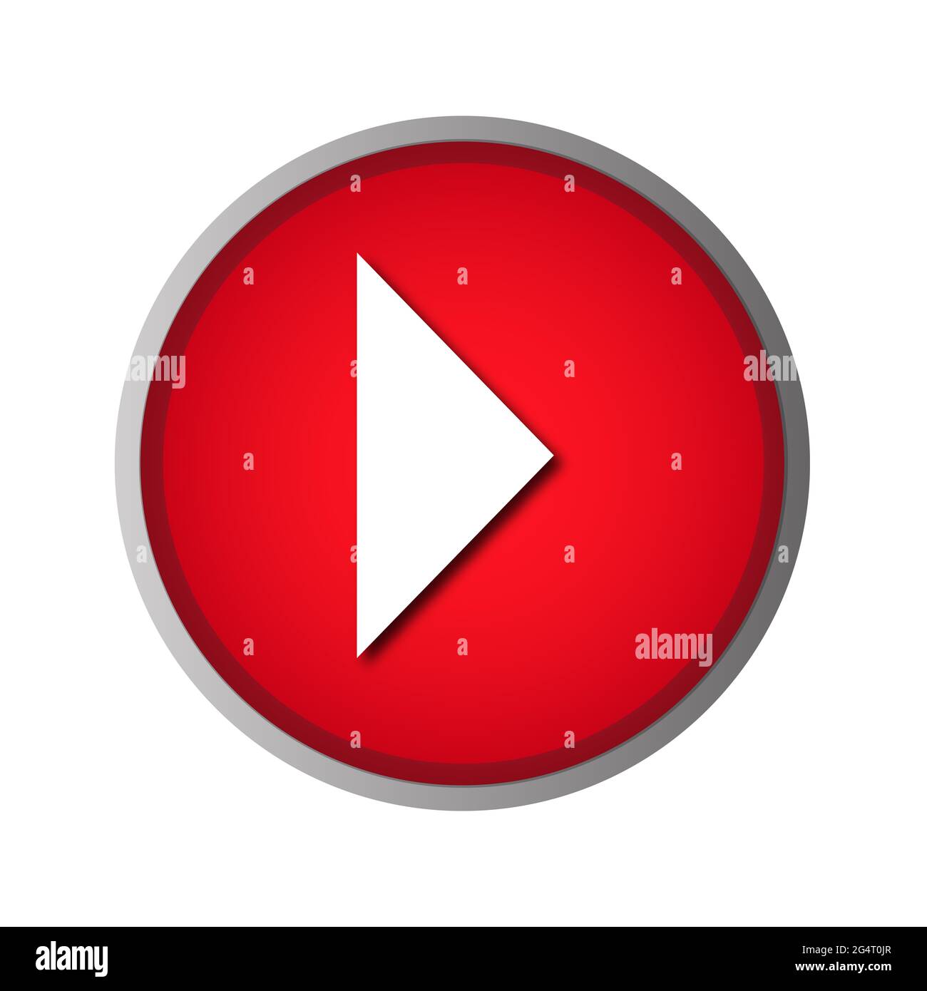 Play button vector hi-res stock photography and images - Alamy