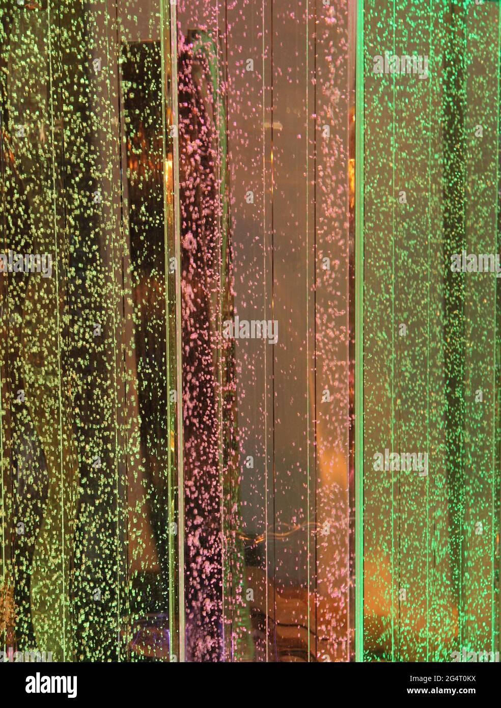 Three Illuminated Colour Changing Sensory Bubble Tubes Stock Photo - Alamy