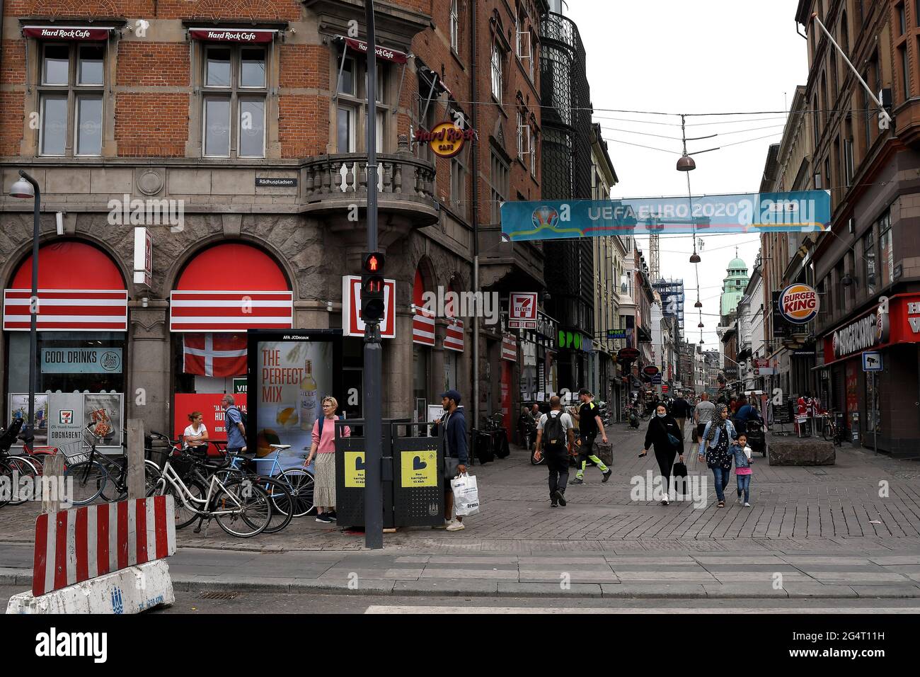 Copenhagen/ Denmark. 23 June 2021,Danes and danish business inm Denmak ...