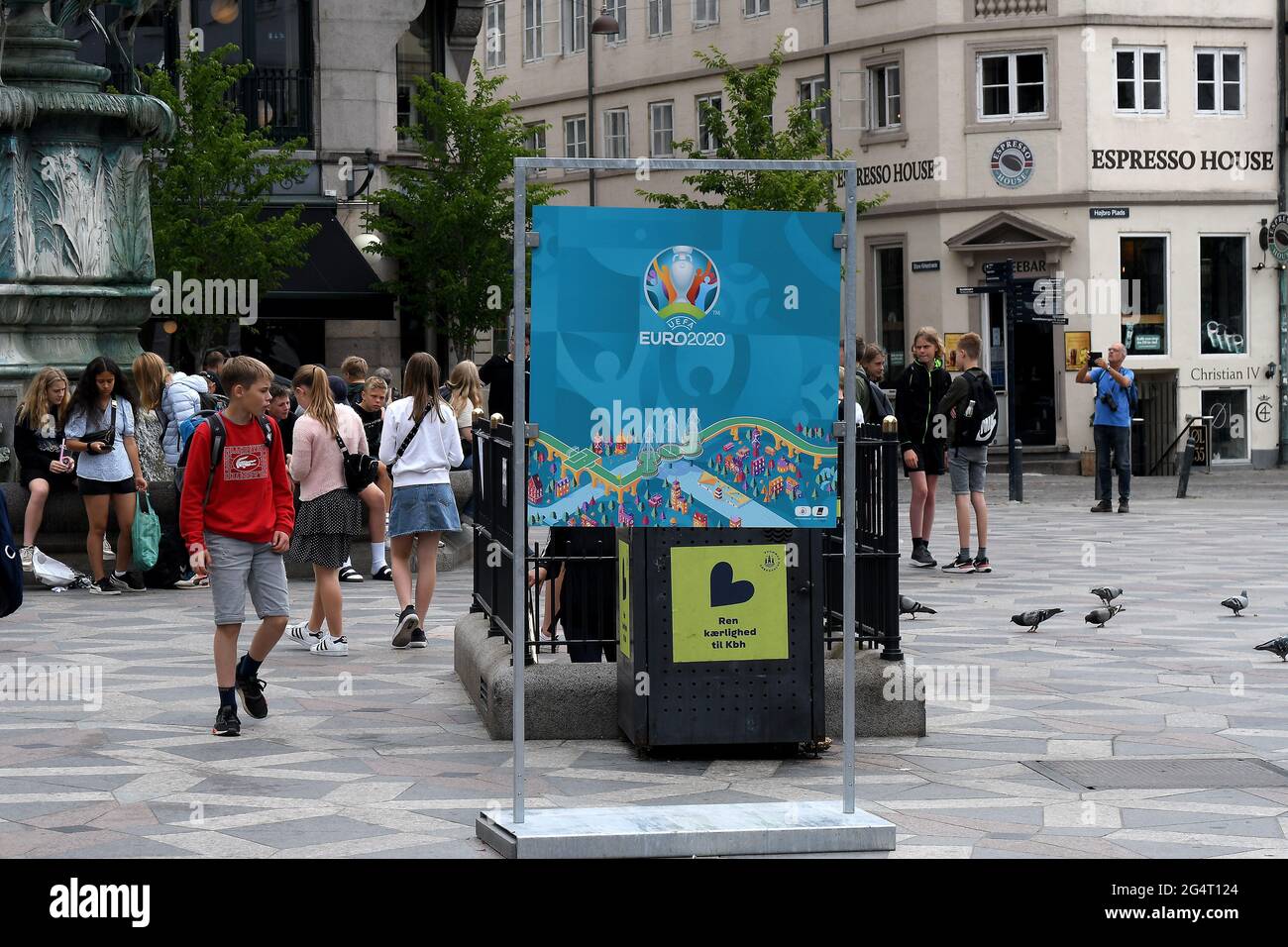 Copenhagen/ Denmark. 23 June 2021,Danes and danish business inm Denmak ...