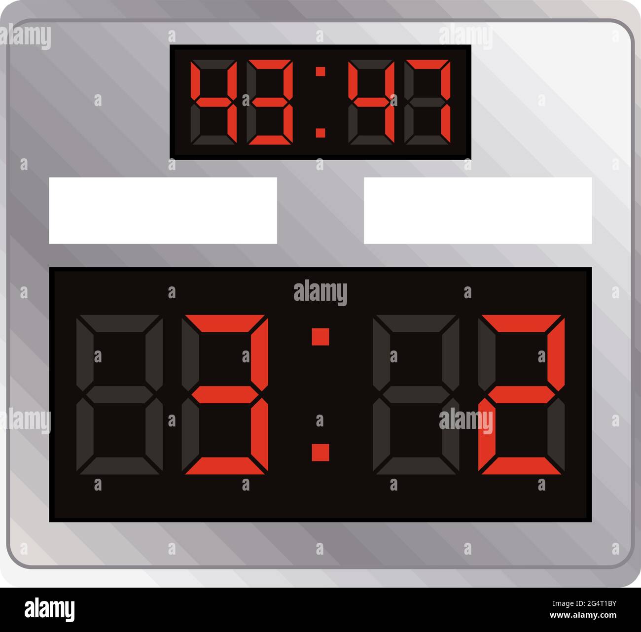 Soccer time clock game Stock Vector Images - Alamy