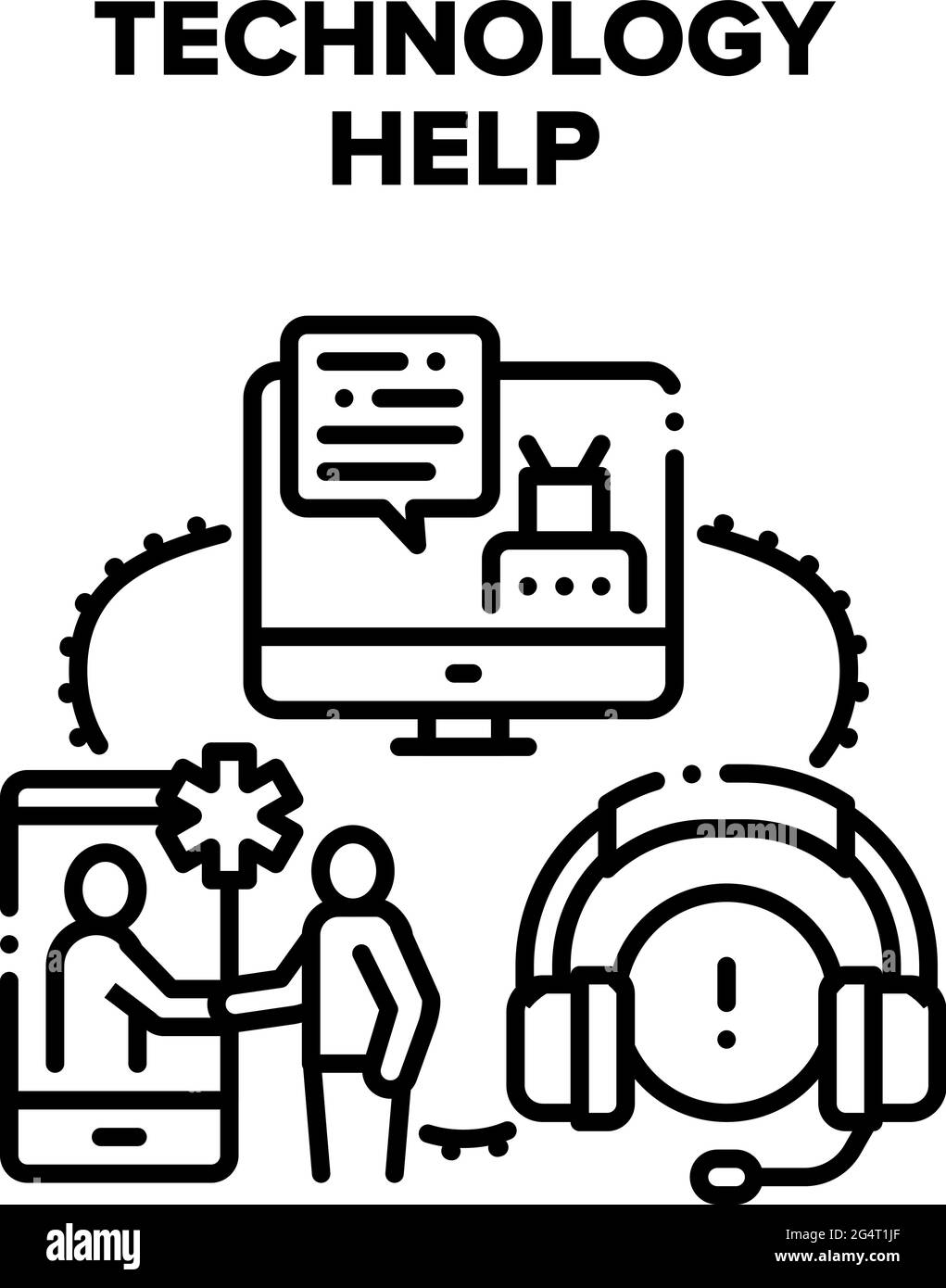 Adviser chatting Stock Vector Images - Alamy