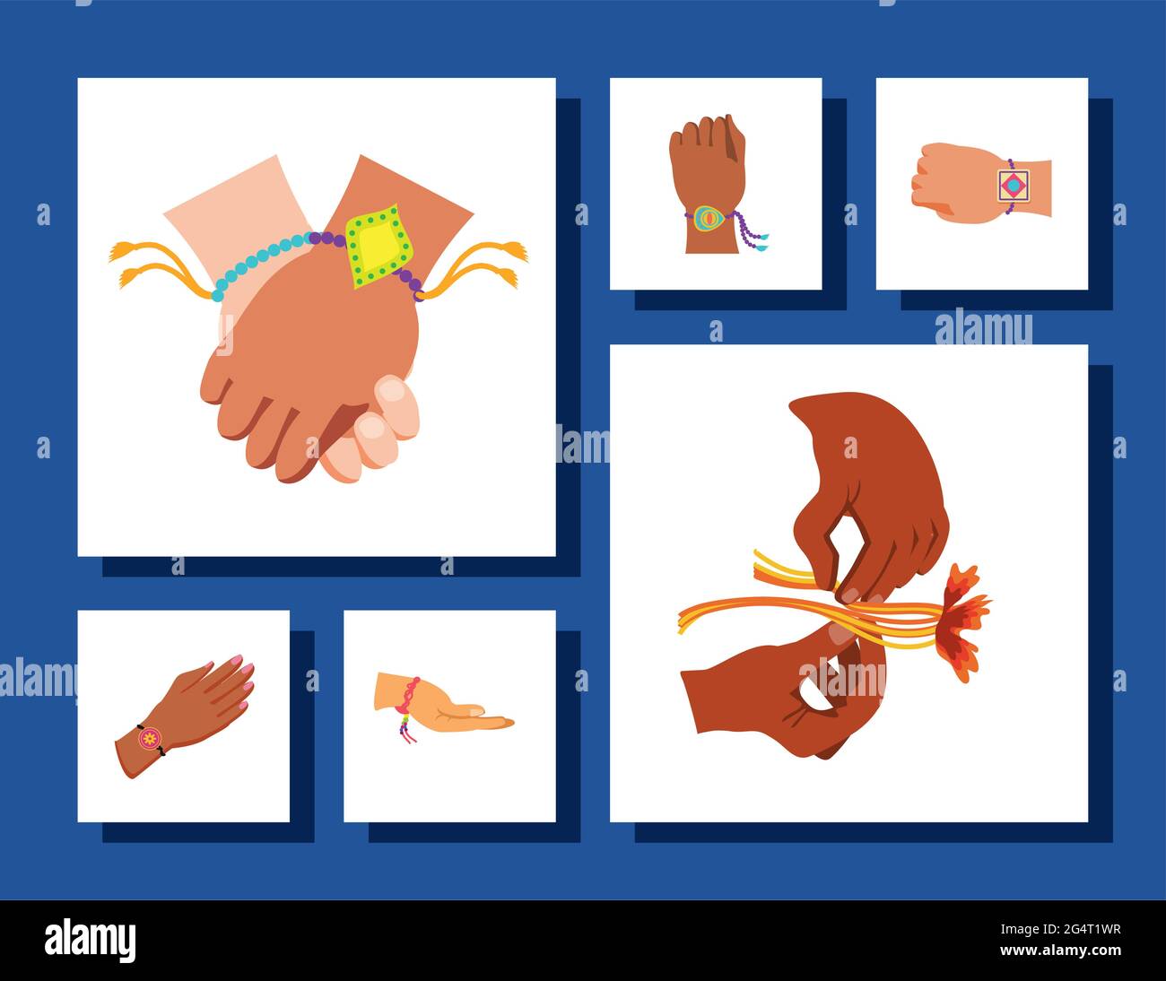 set of hands with armlet Stock Vector Image & Art - Alamy