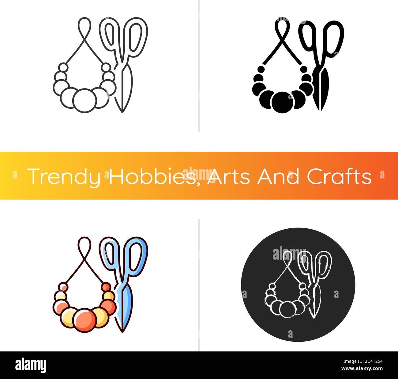 Handmade pom pom jewelry icon Stock Vector Image & Art - Alamy