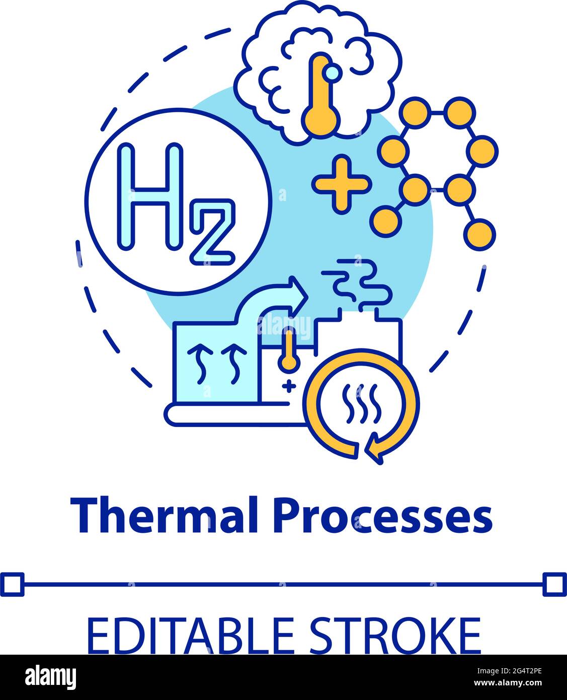 Thermal processes concept icon Stock Vector Image & Art - Alamy