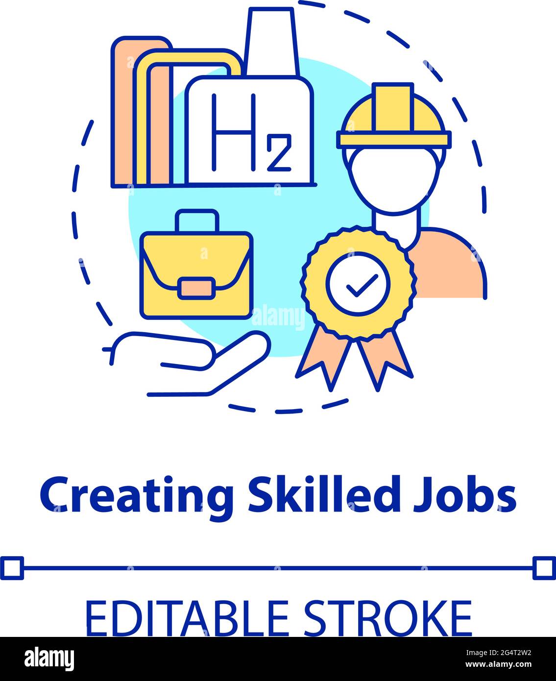 Skilled occupation Stock Vector Images - Alamy