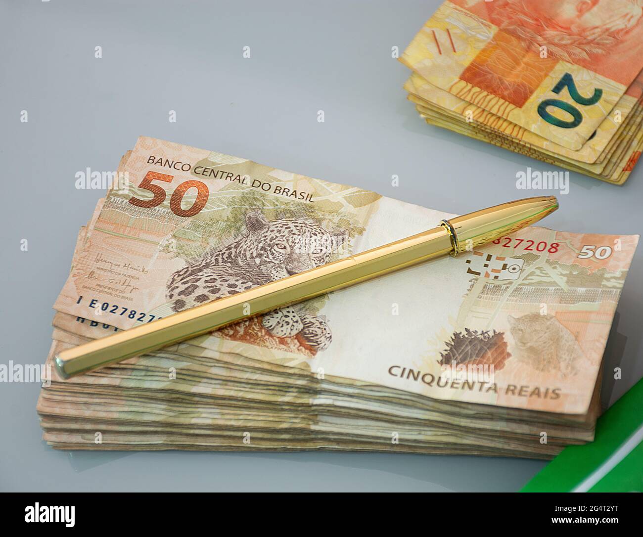 Photographic composition with Real - Brazilian Money Stock Photo - Alamy