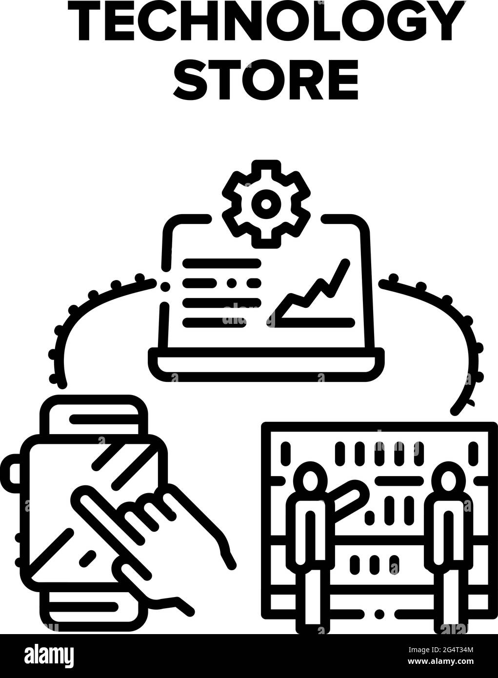 Consumer electronics show Stock Vector Images - Alamy