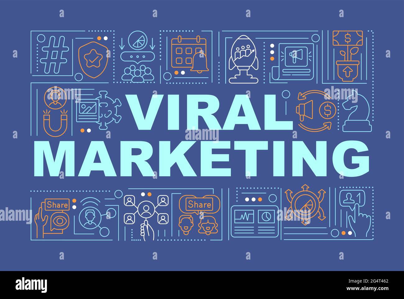 Viral marketing word concepts banner Stock Vector Image & Art - Alamy