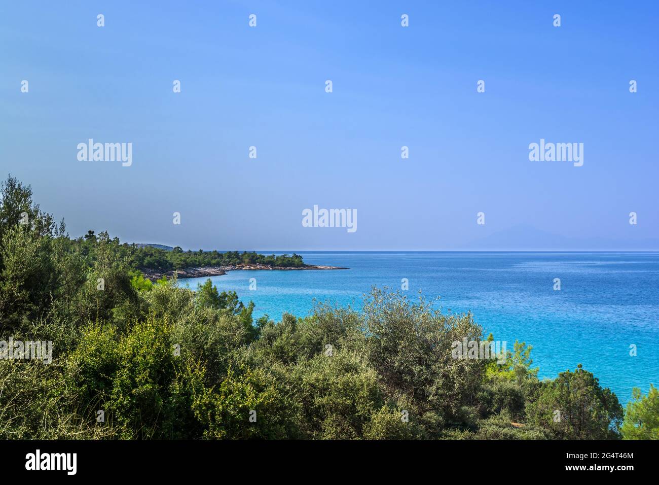 Big Atlantic amazing ocean view with clear sky Stock Photo - Alamy