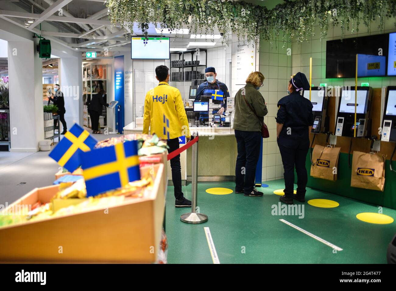 Opening of the new Ikea Decoration store located rue de Rivoli in Paris ...