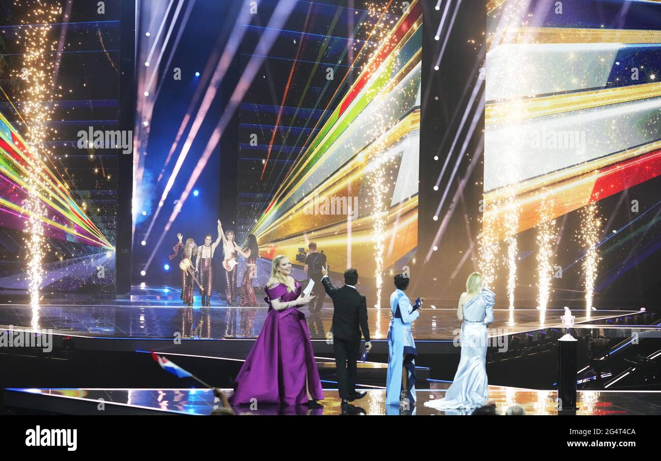 Rotterdam - Winner Euro Vision Songcontest 2021 - Maneskin uit Italie ...