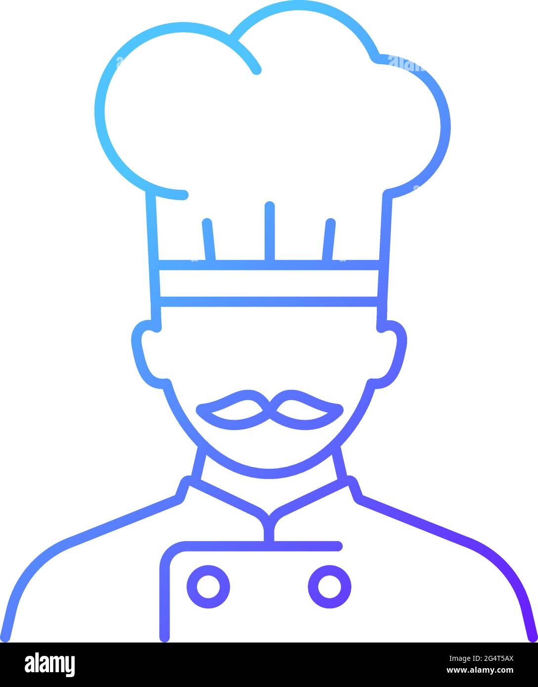 Ship cook gradient linear vector icon Stock Vector Image & Art - Alamy