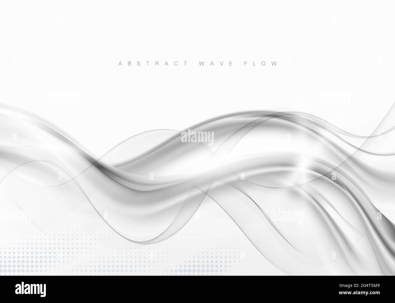 Abstract gray background with waves and shadows Stock Vector Image ...