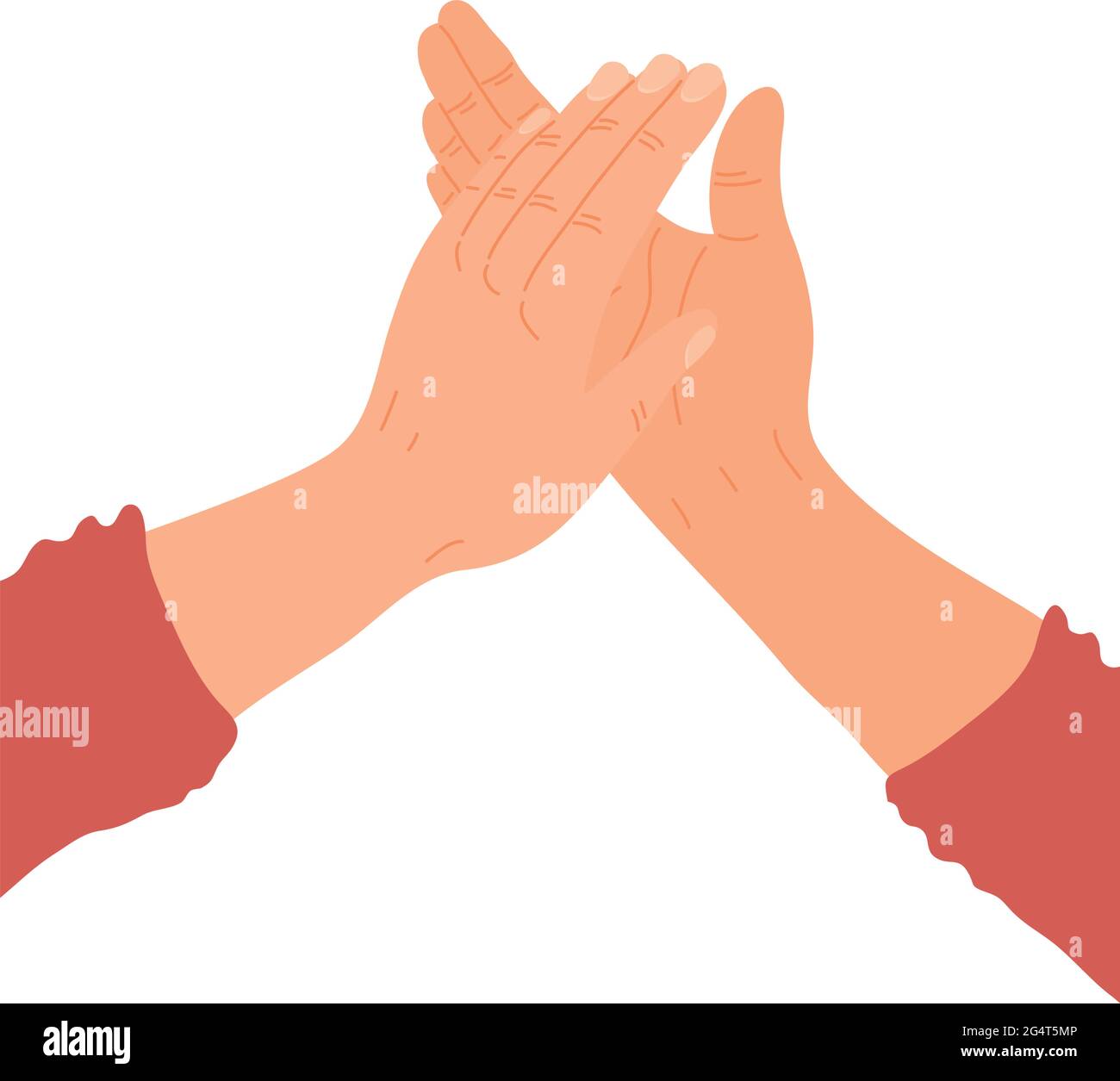 Audience clapping hands applauding Stock Vector Images - Alamy