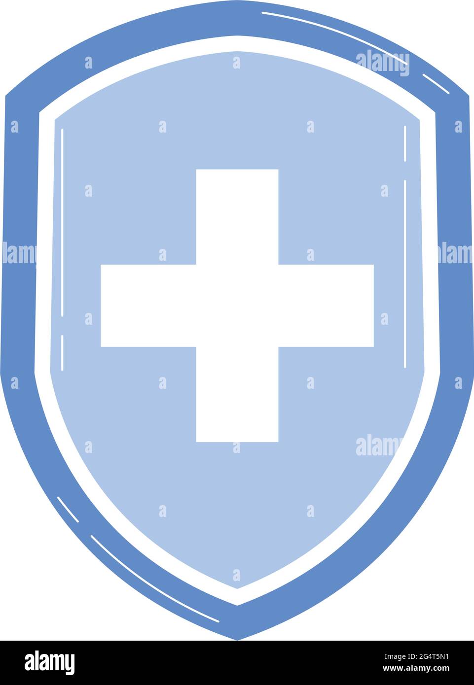 medical shield on white background Stock Vector Image & Art - Alamy