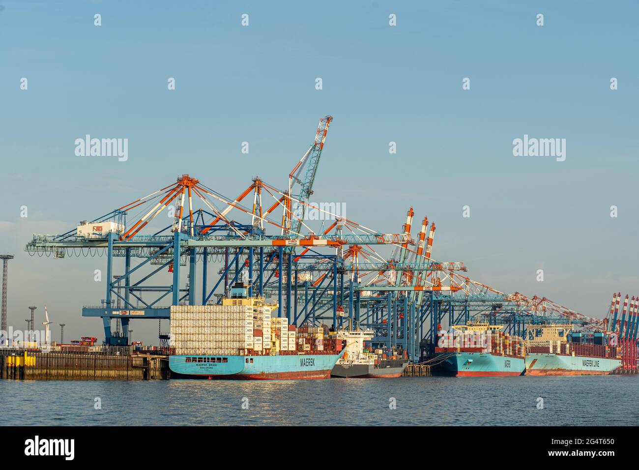 EUROGATE Container Terminal Bremerhaven Stock Photo - Alamy
