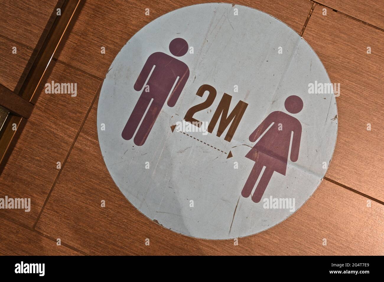 Cover 19 safety signs Stock Photo - Alamy