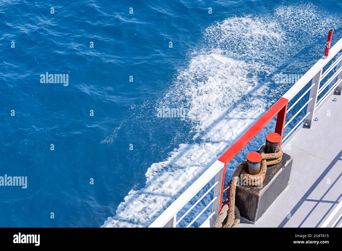 Ferry boat fence ship on the adriatic sea Stock Photo - Alamy