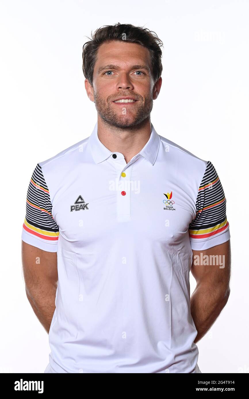 Belgian hockey player Vincent Vanash pictured during a photoshoot for ...