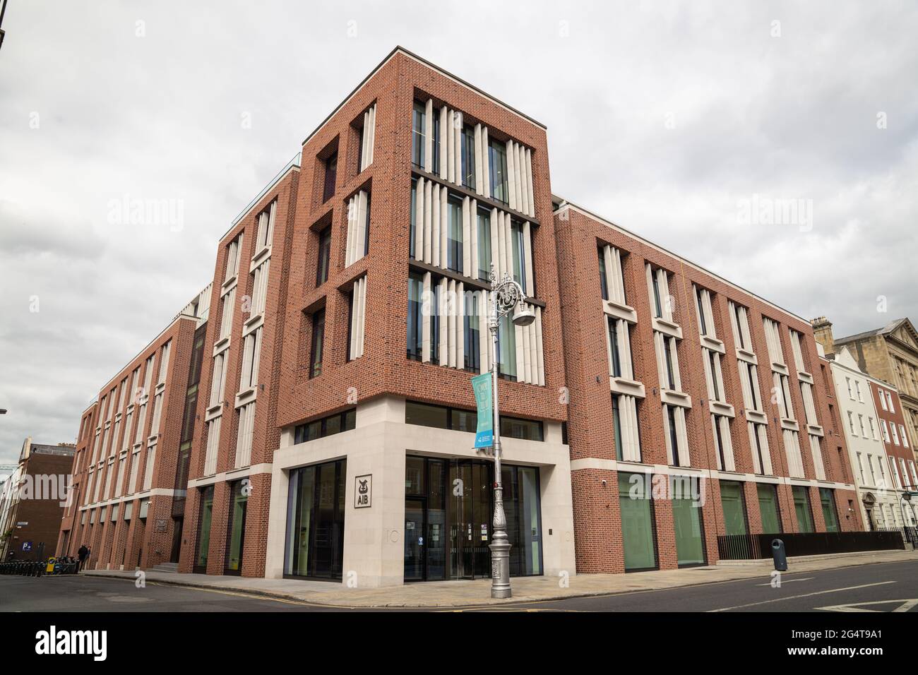 Dublin 2, Dublin, Ireland, June 11th 2021. AIB Head Office Moleworth ...