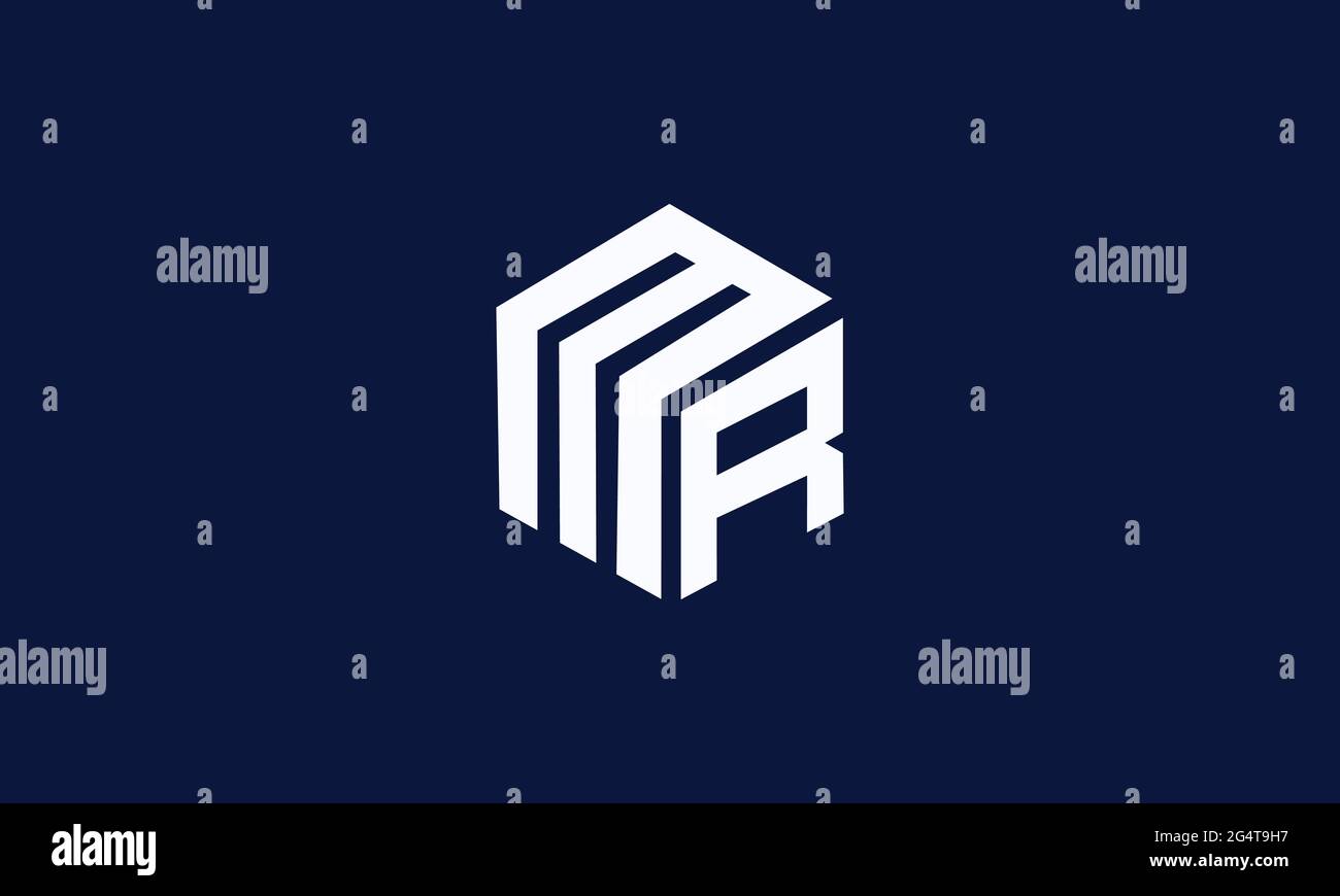 Mr hexagon logo Stock Vector Images - Alamy