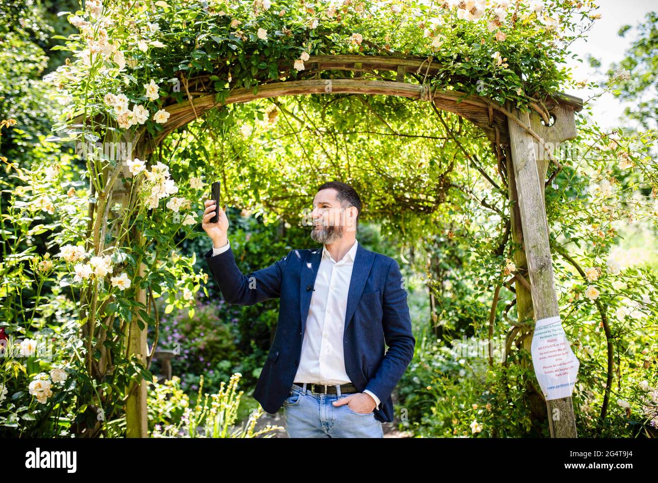 EDITORIAL USE ONLY Fred Sirieix hosts a walking tour through Peckham ...