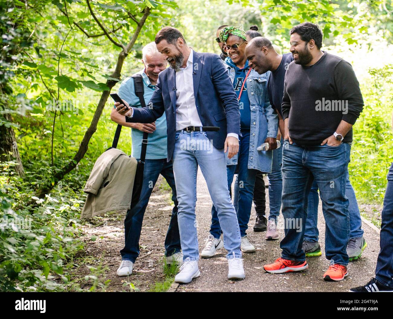 EDITORIAL USE ONLY Fred Sirieix hosts a walking tour through Peckham ...
