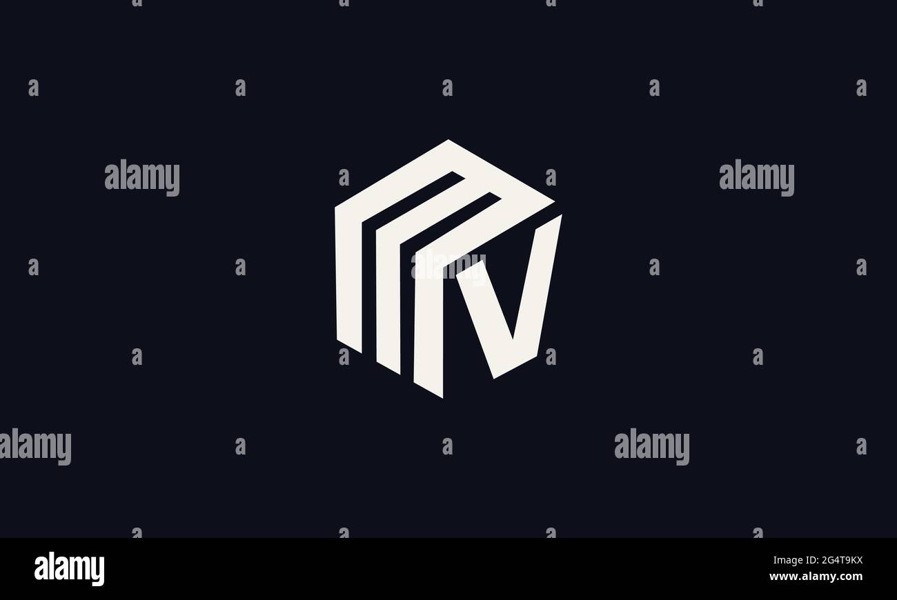 Letter mv logo hi-res stock photography and images - Alamy