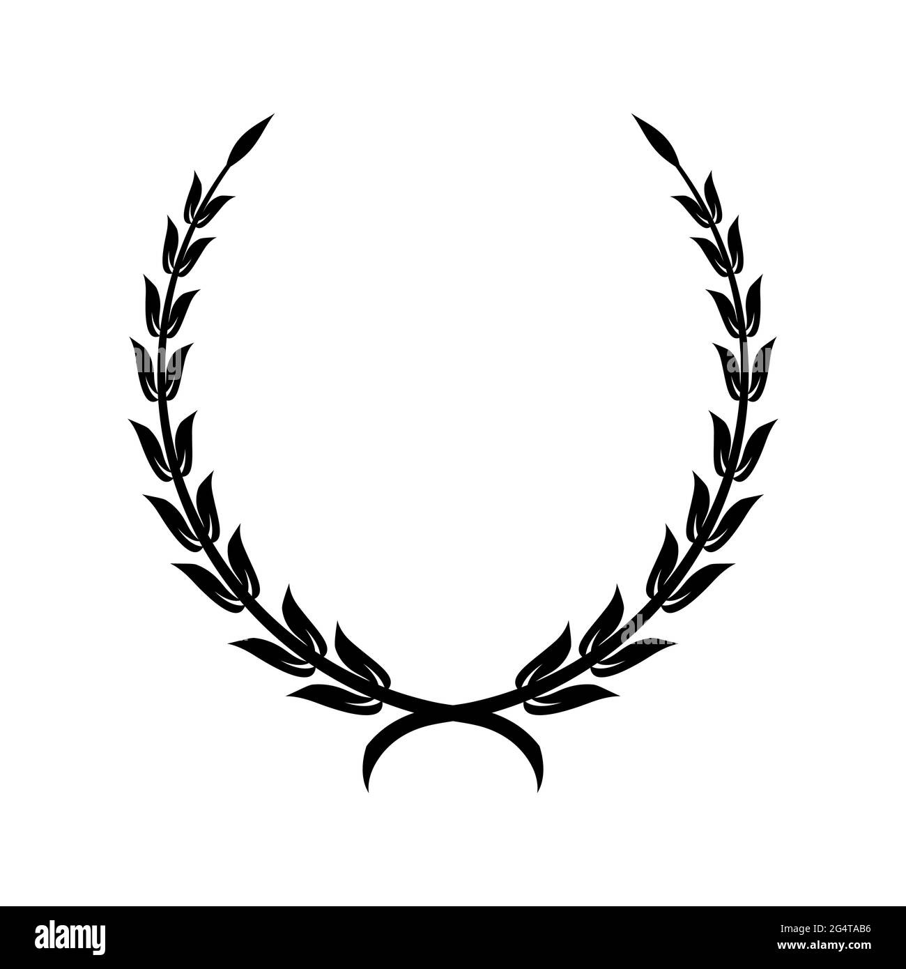 Wreath Logo High Resolution Stock Photography and Images - Alamy