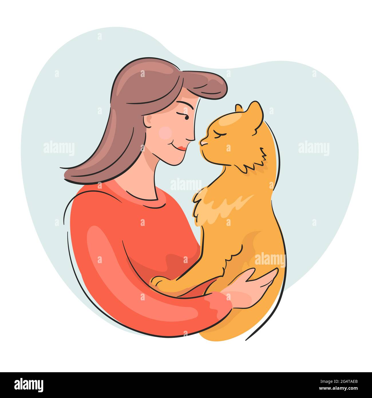 Friendly hugs Stock Vector Images - Alamy