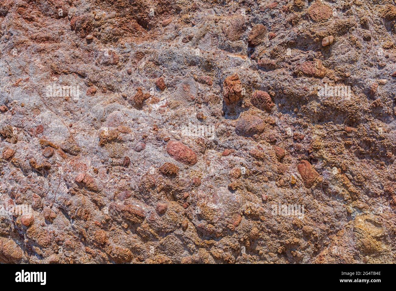 Red and blue texture of sea stone texture Stock Photo - Alamy