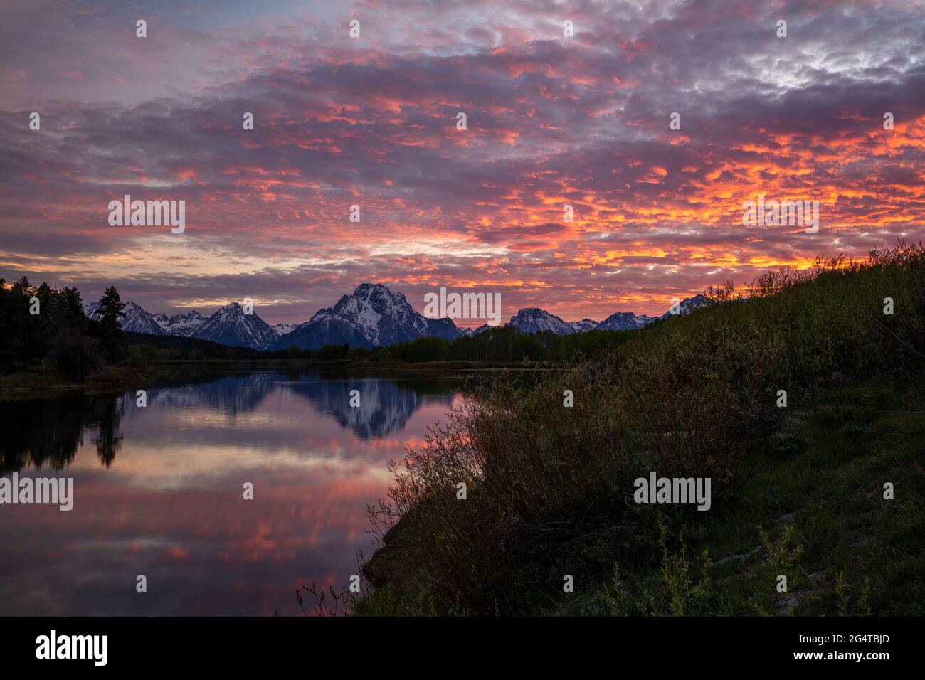 Oxbow Bend Of Snake River High Resolution Stock Photography and Images ...