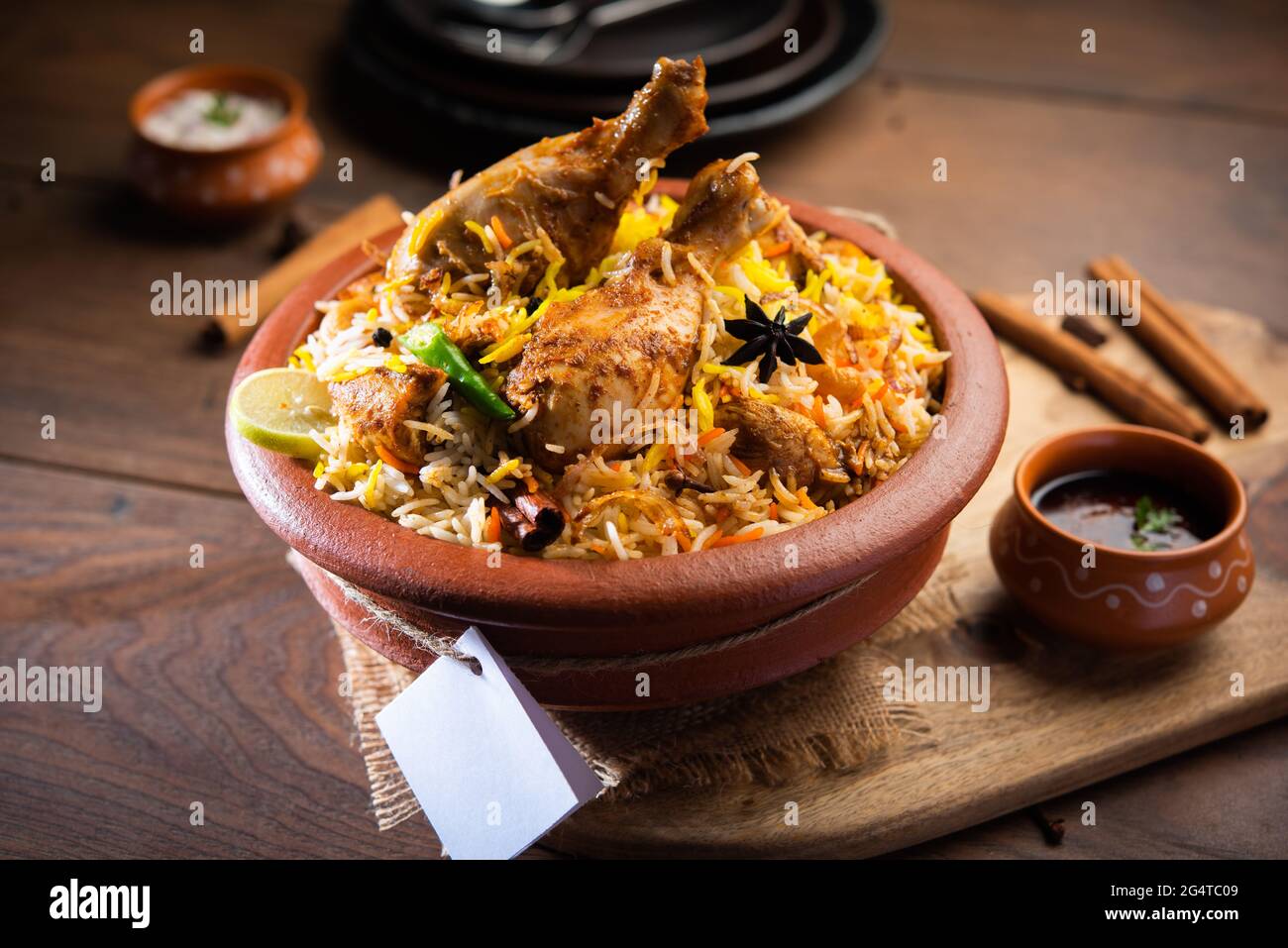 Dum Handi chicken Biryani is prepared in an earthen or clay pot called ...