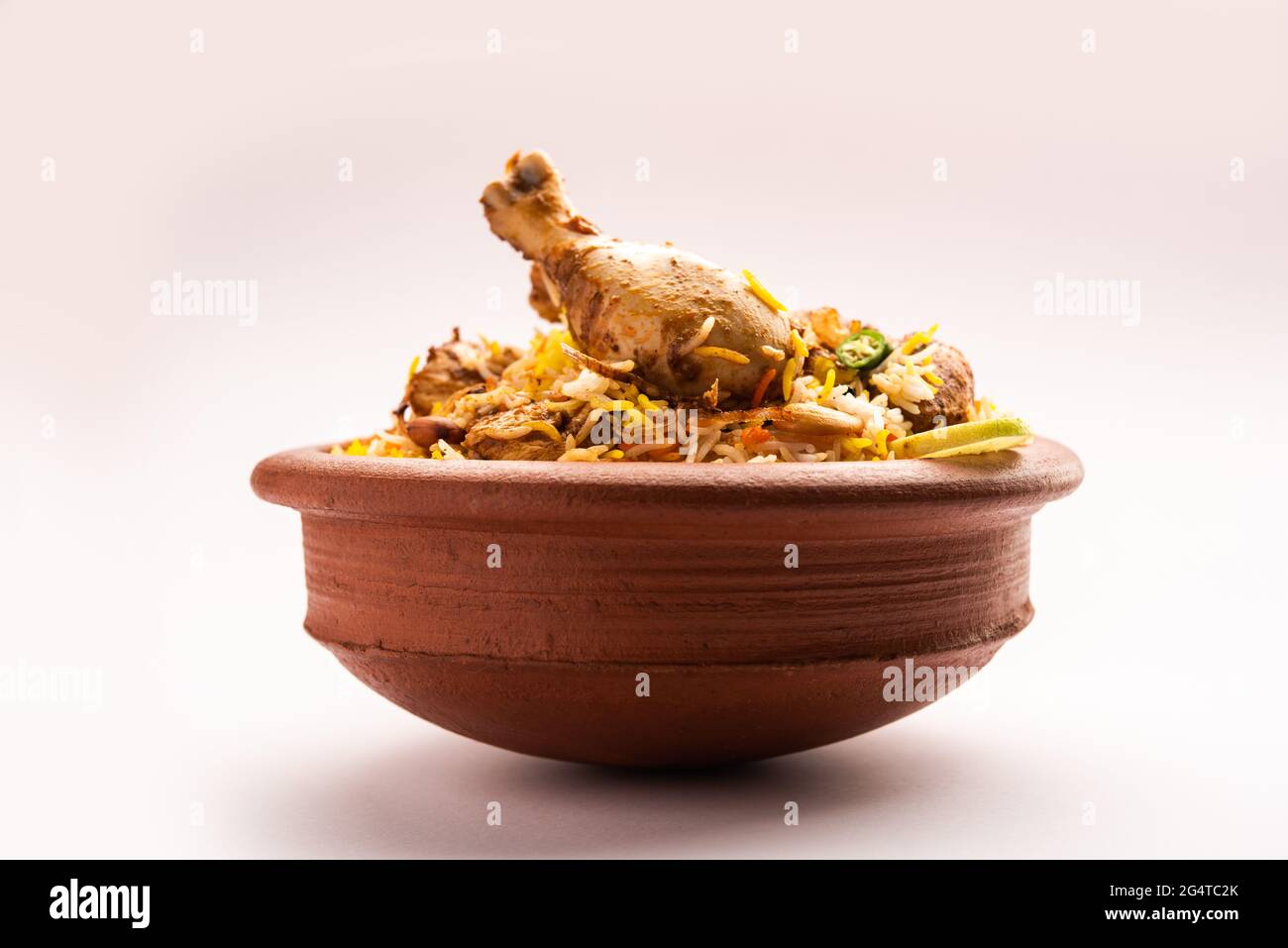 Dum Handi chicken Biryani is prepared in an earthen or clay pot called ...
