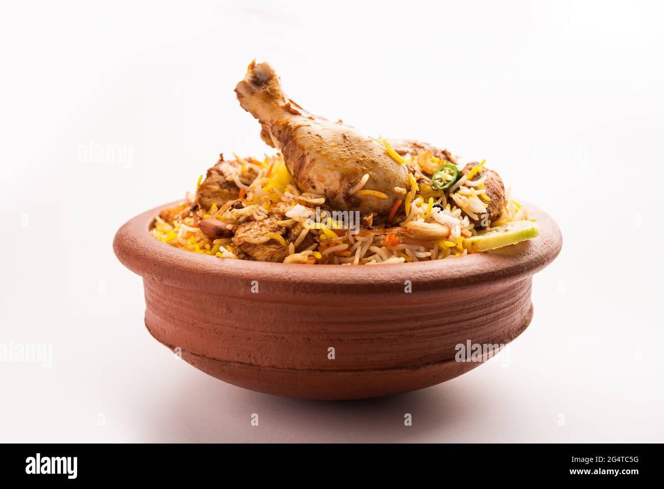 Dum Handi chicken Biryani is prepared in an earthen or clay pot called ...